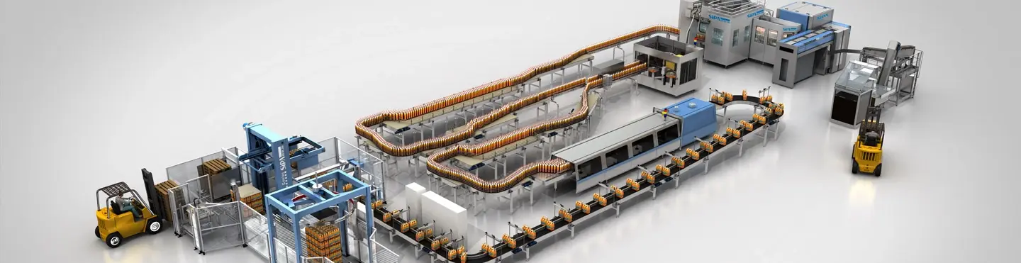 Linee complete di imbottigliamento PET | SIPA